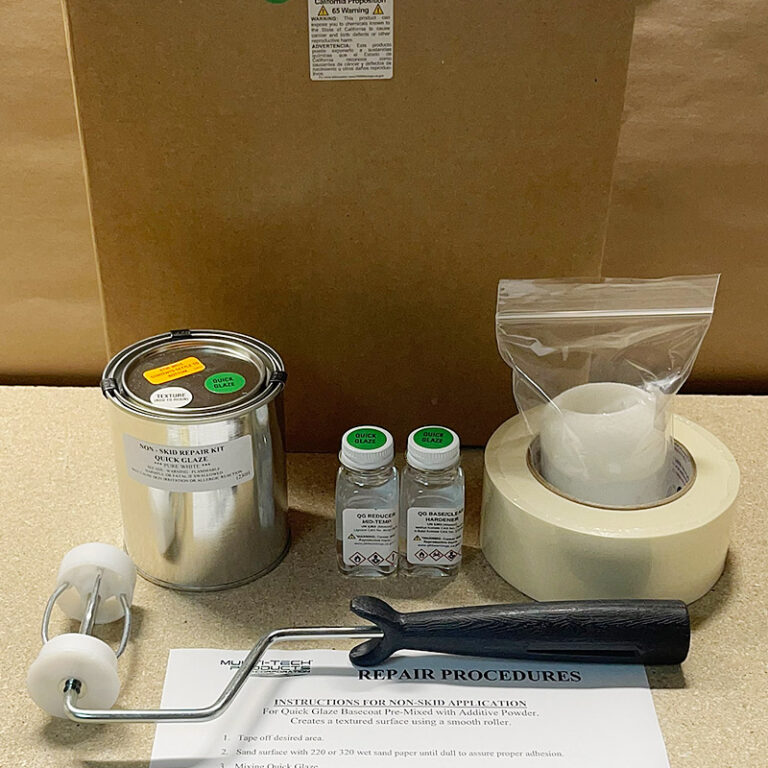 NON SKID REPAIR KIT – QUICK GLAZE PURE WHITE – MTP